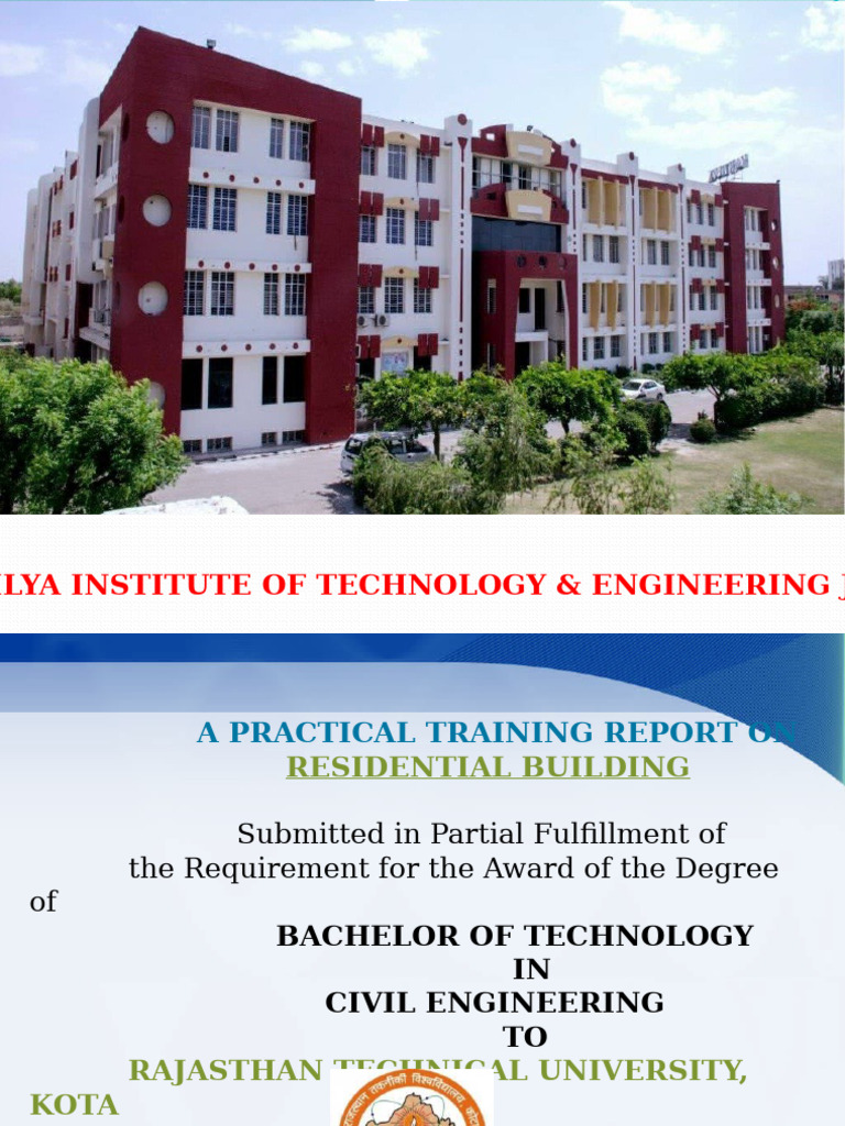 Pradeep Summer Training | PDF | Concrete | Stairs