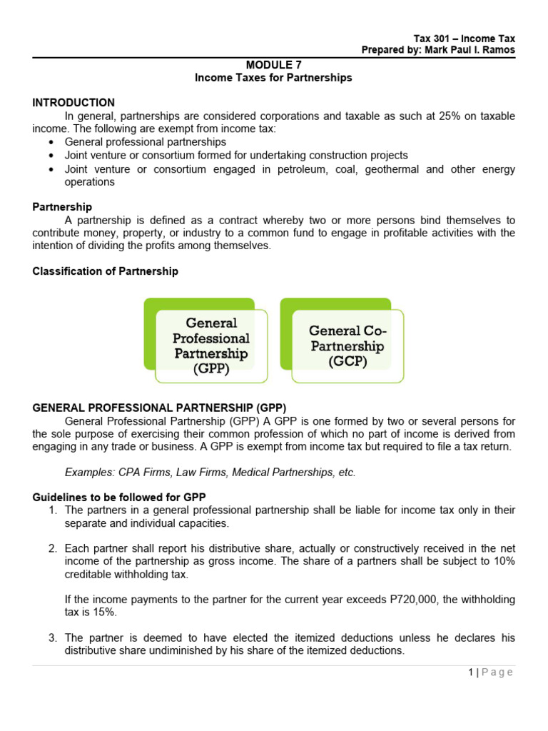 GPP Tax Exemptions and Withholding Rules | PDF | Income Tax | Taxes