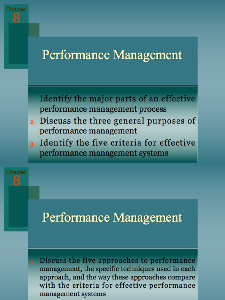 8 Performance Management | PDF