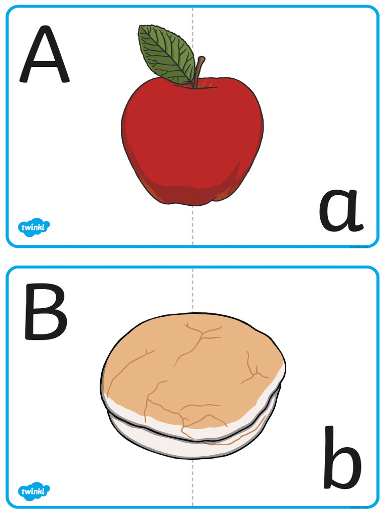 Au L 668i Upper and Lower Case Letter Matching Cards Editable Ver 1 | PDF