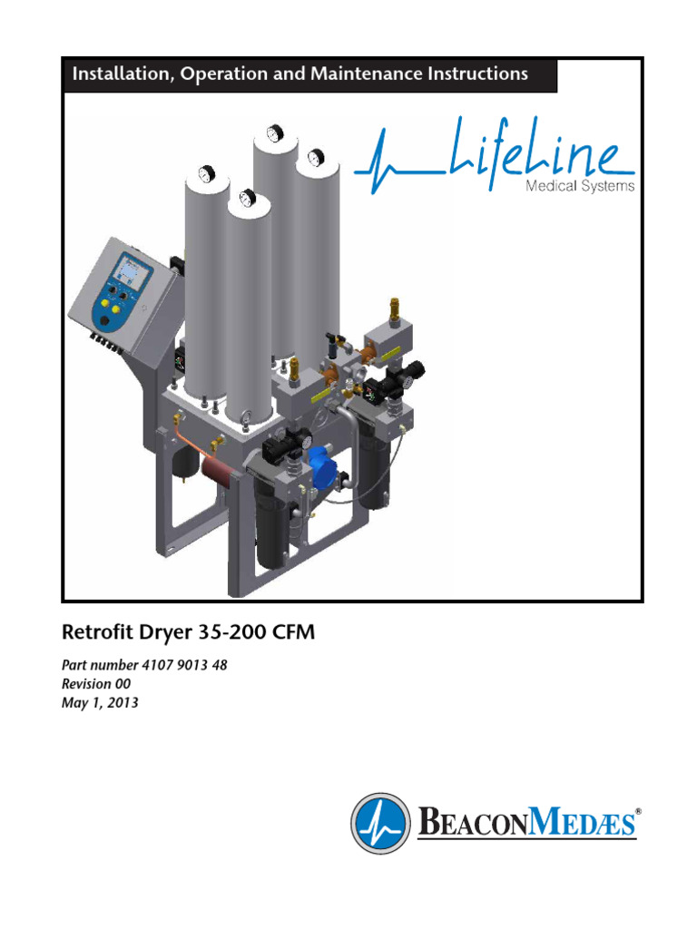 Installation, Operation and Maintenance Instructions: Retrofit Dryer 35 ...