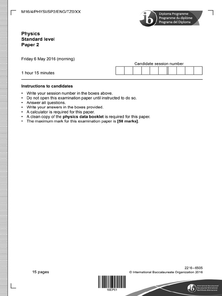 All Physics Past Paper 2 2016 - 2023 | PDF
