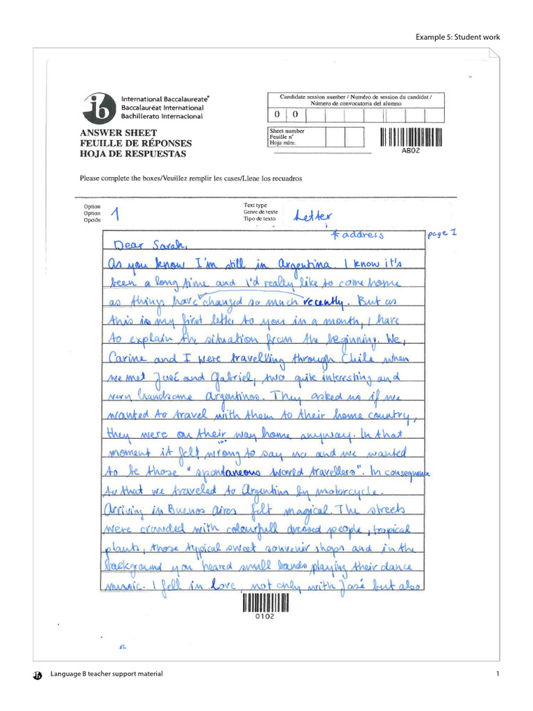 Example 2 Writing 25-30 | PDF