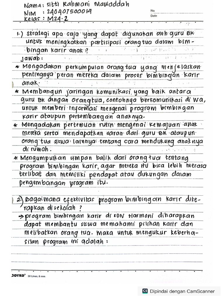 M24.2 - Sitti Rahmani Mawaddah | PDF