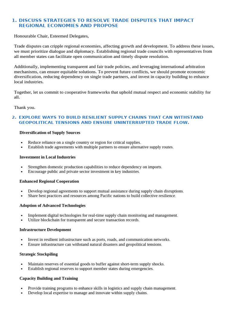 Mod Cauc For Unctad KR7 | PDF | Negotiation | Policy
