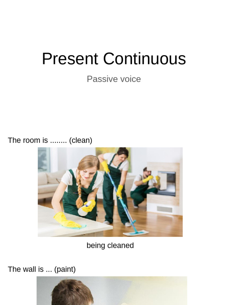 Present Continuous Passive | PDF