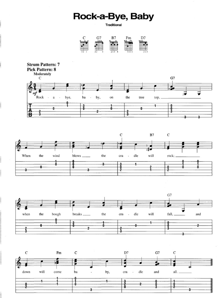 Rock-A-Bye, Baby | PDF