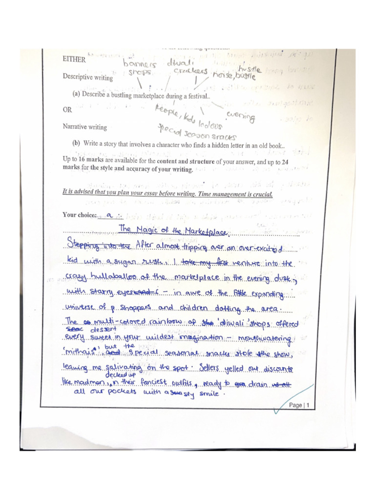 Descriptive Writing 2 | PDF