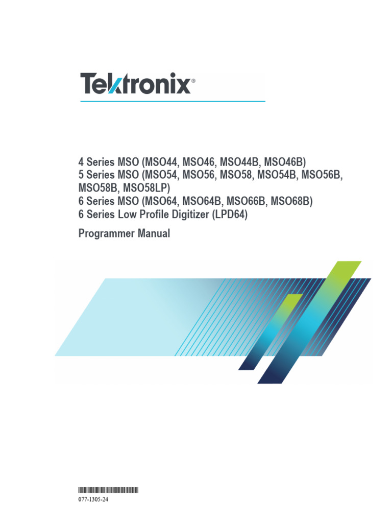 4 5 6 Series MSO Programmer 077130524 | PDF | Computer Network | Usb