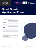 OM Foundation Application Form | PDF | Nonprofit Organization