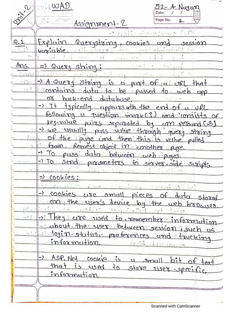 Wad Unit 2 Bca Pdf 