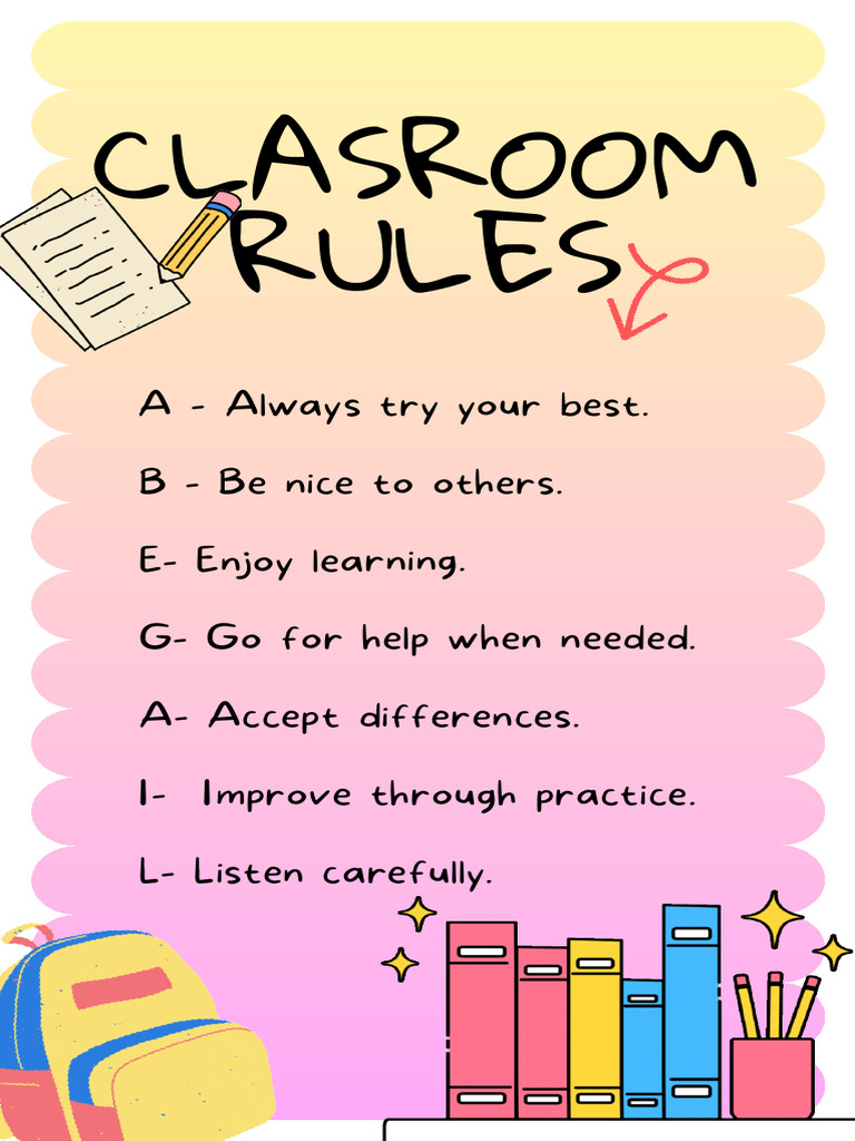 Classroom Rules | PDF