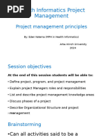 A6 PRINCE2 Highlight Project Report Template | PDF