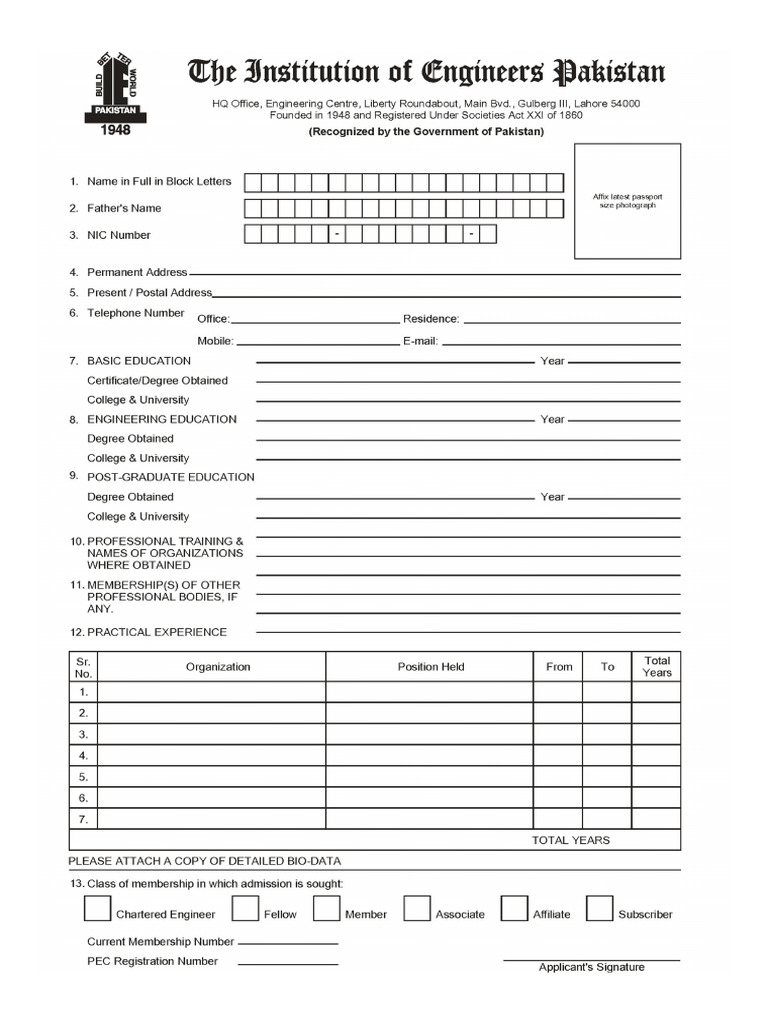 Membership Form | PDF