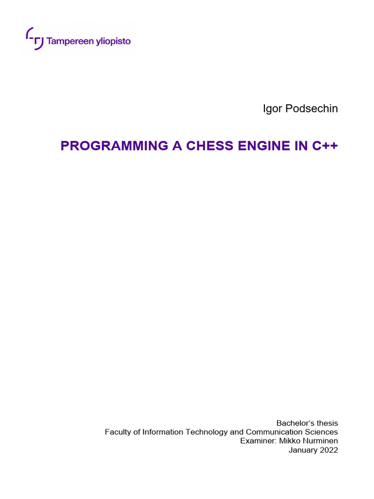 Pods e Chin Igor | PDF | Boolean Data Type | Chess