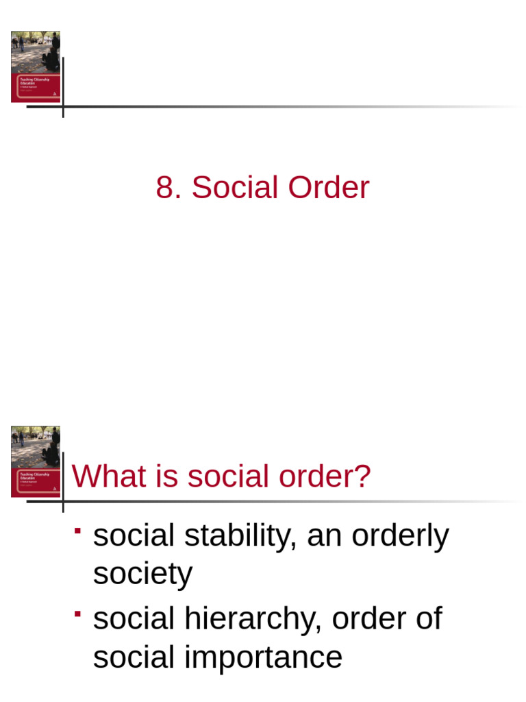 Understanding Social Order and Change | PDF