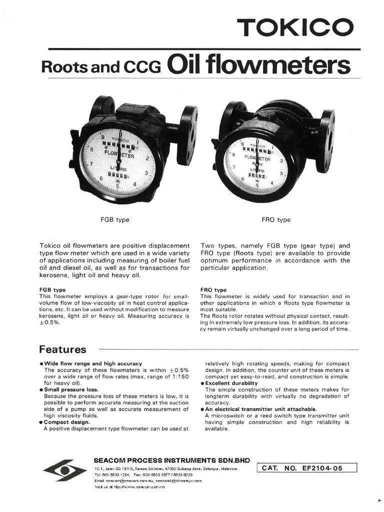 Tokico PD FgbFroFRP Oil | PDF