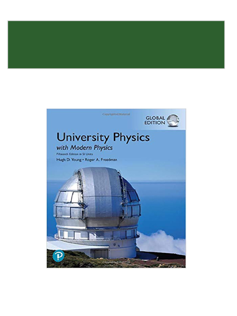 (Ebooks PDF) Download (Ebook PDF) University Physics With Modern Physics in SI Units Global ...