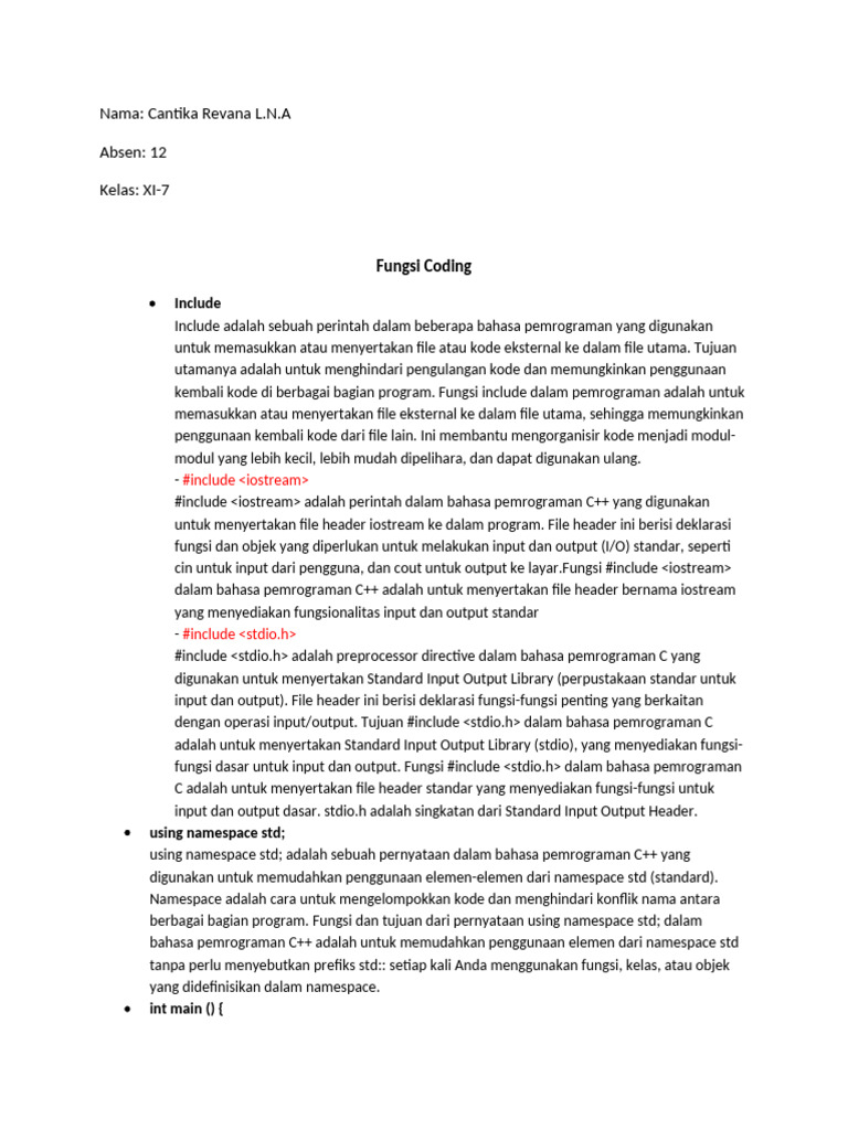 Fungsi Coding-WPS Office | PDF