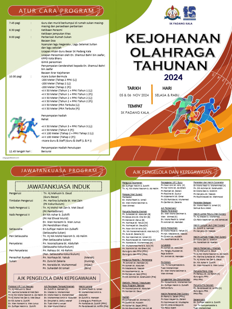 Buku Program Sukan Tahunan 2024 Print | PDF