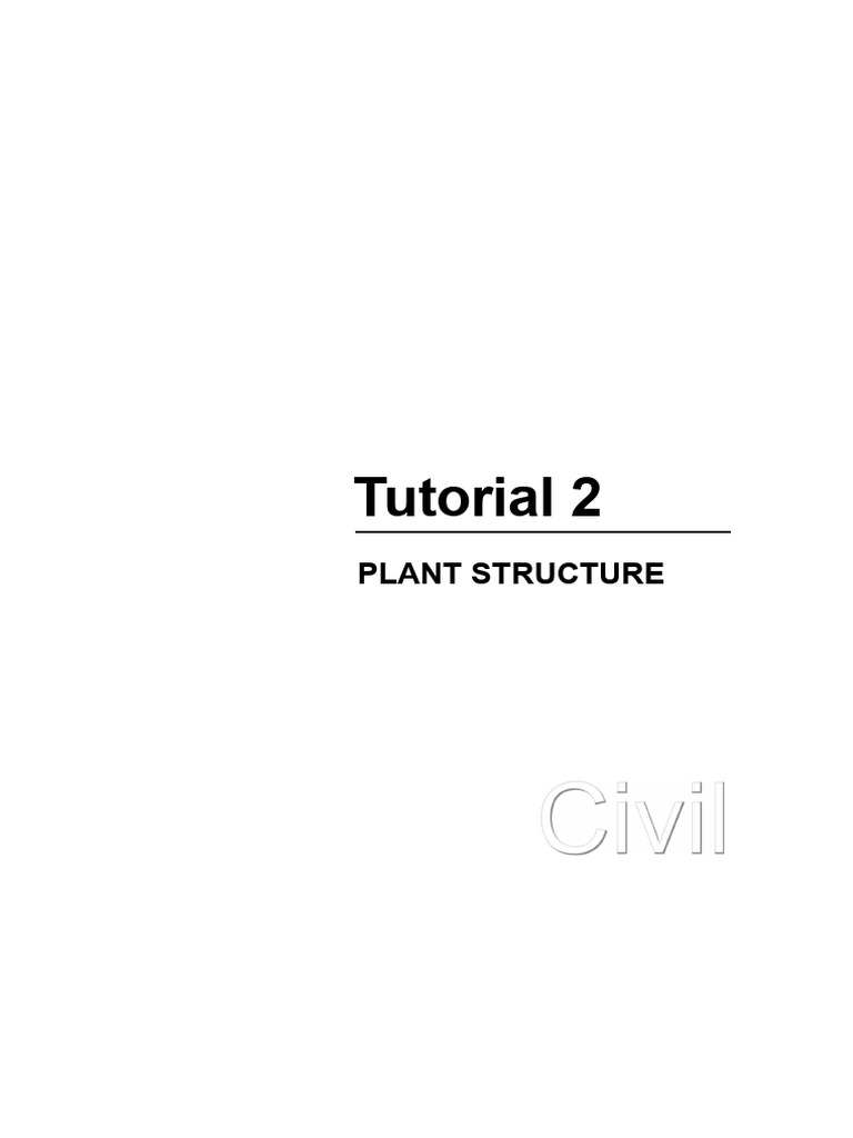 Tutorial 02. Plant Structure | PDF | Truss
