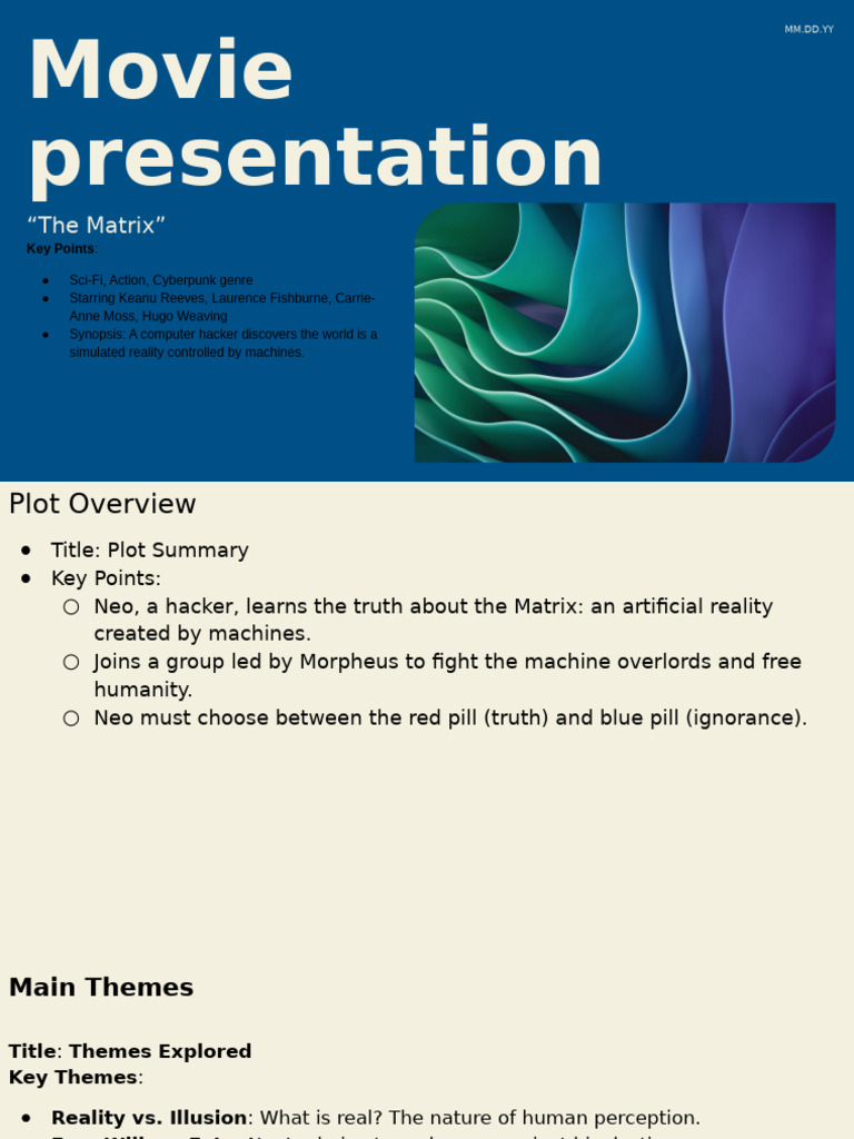 Movie Presentation | PDF
