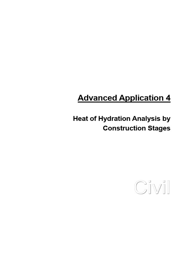 Heat of Hydration Analysis Stages | PDF | Concrete | Heat
