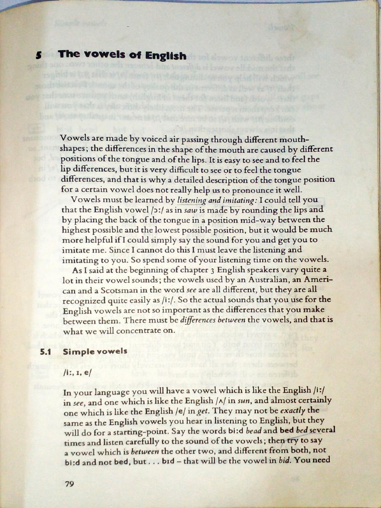 Vowels | PDF | Vowel | English Language