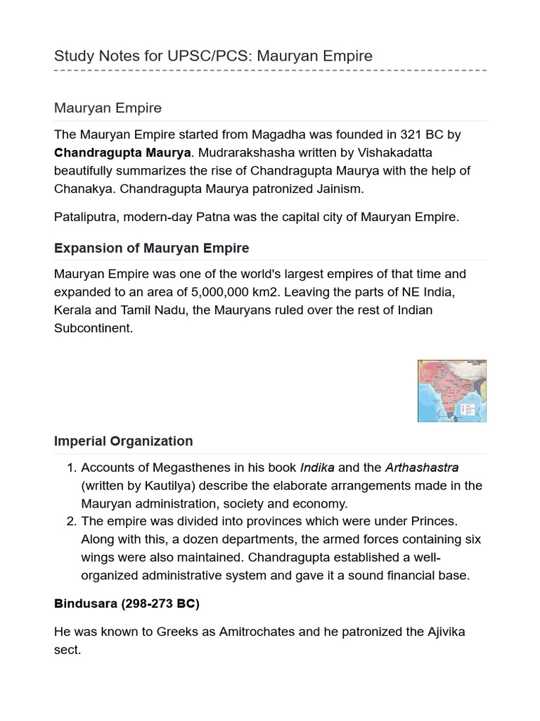 Maurya Period | PDF | Ashoka | Ancient India