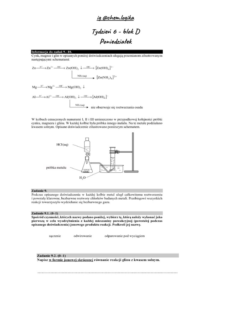 TYDZIEŃ 6 - Blok D | PDF