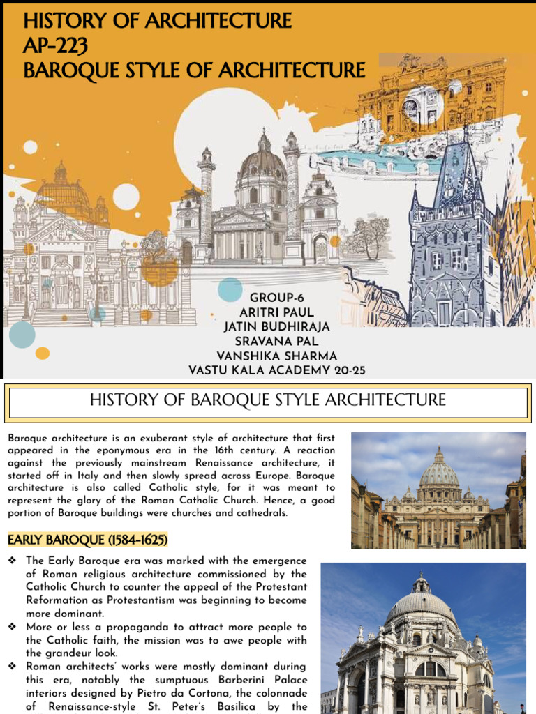Baroque Style of Architecture | PDF | Baroque