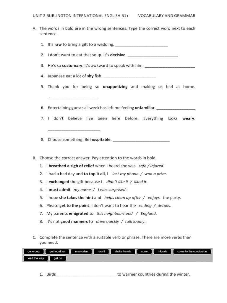 Bie - Test Unit 2 | PDF