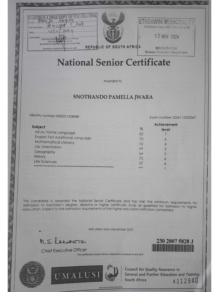 M Certificate - Compressed 50 | PDF