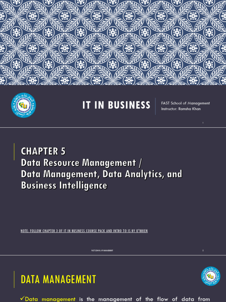 Data Resource Management | PDF | Databases | Data Warehouse