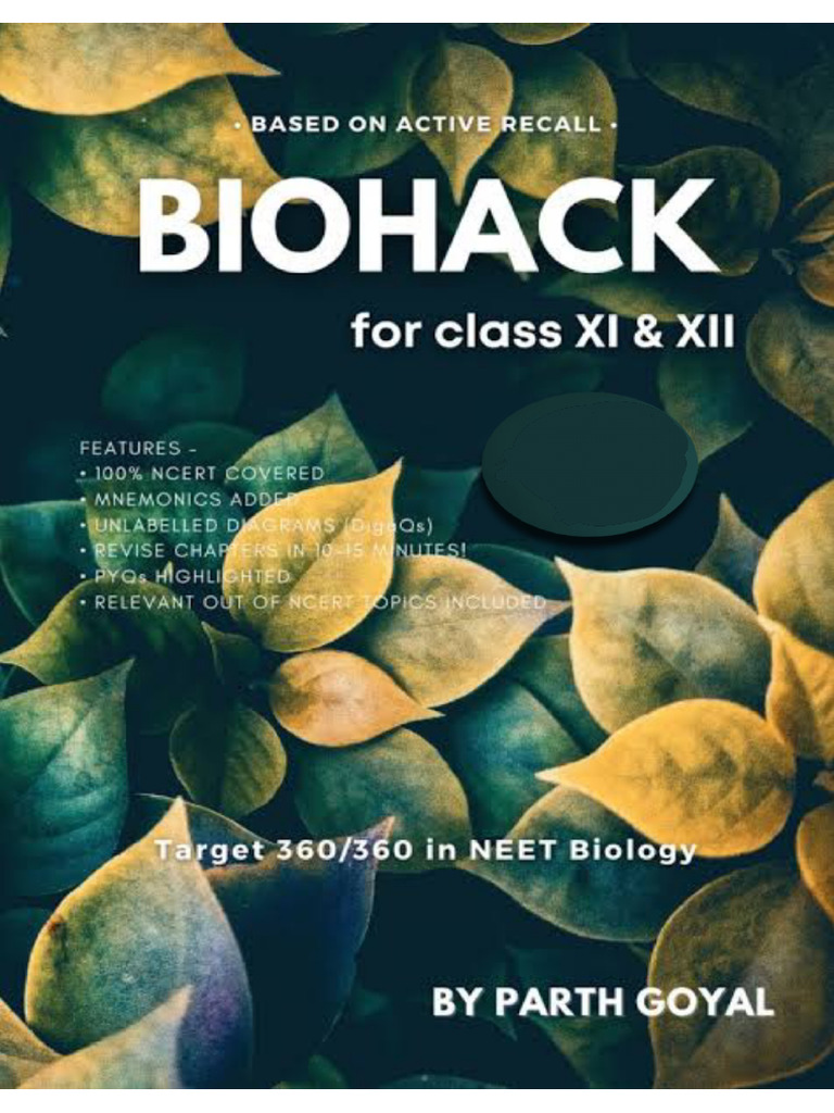 Biohack 5th Edition Whole Book @team - Doremon - Bot | PDF