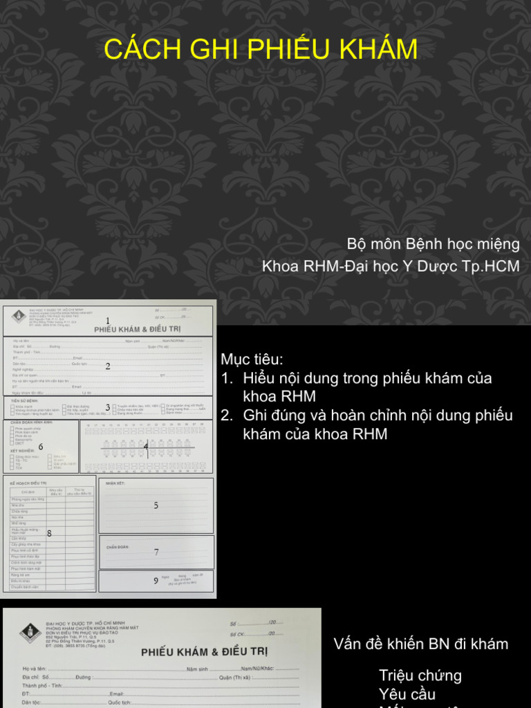 Cach Ghi Phieu Kham | PDF
