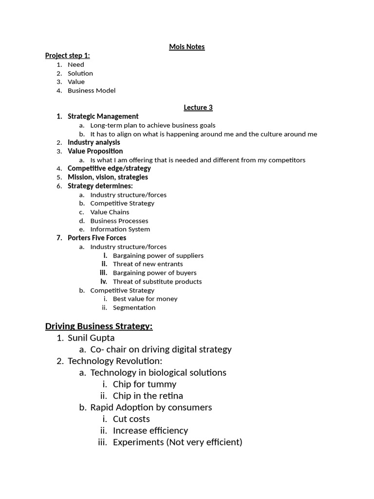 Mois Notes | PDF | Analytics | Predictive Analytics Mois Notes | PDF | Analytics | Predictive Analytics