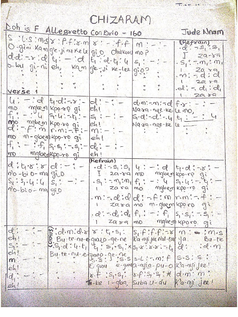 Chizaram by Jude Nnam-1 | PDF