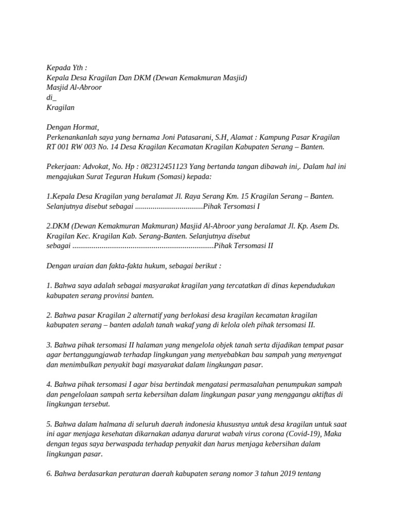 Kop Pengacara Atau Advokat | PDF