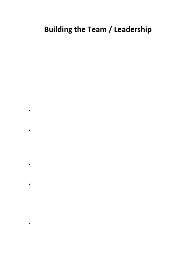 Building The Team Case Study | PDF | Entrepreneurship | Economies