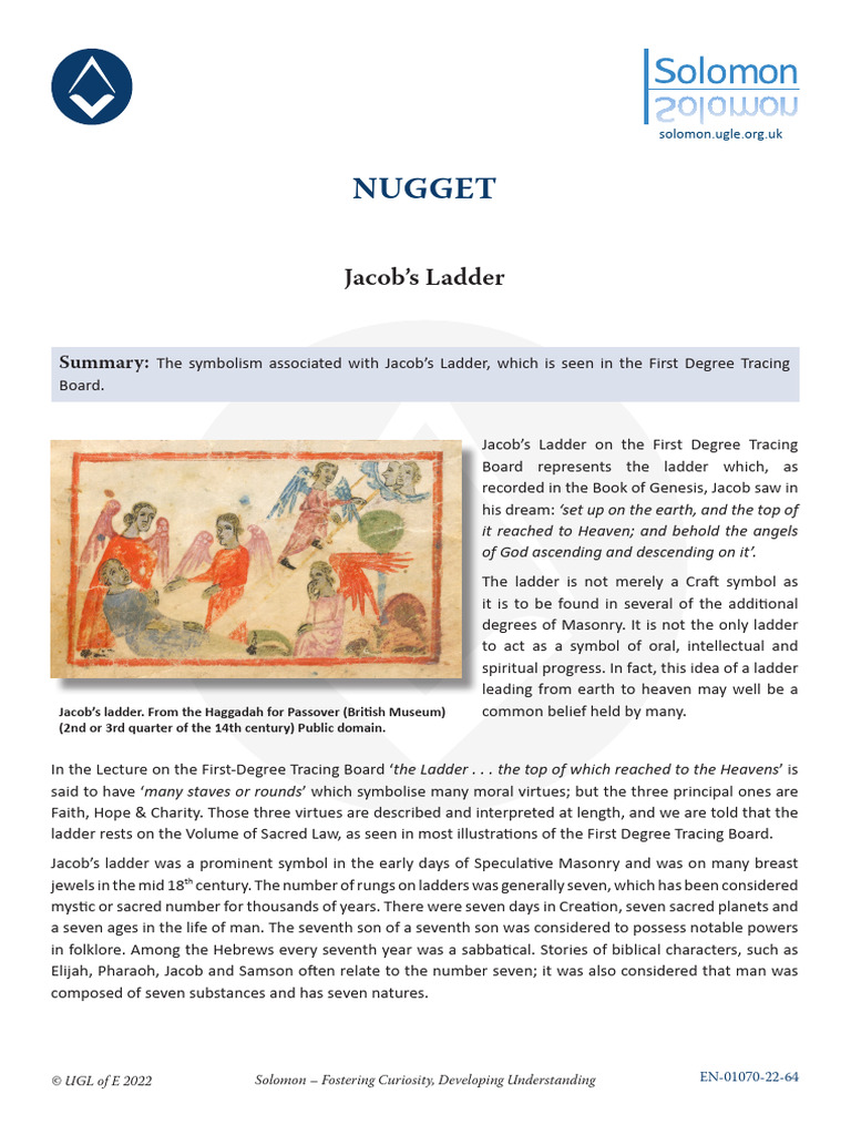 8.5 EN-01070-22-64 - Jacob's Ladder | PDF | Freemasonry | Religious ...