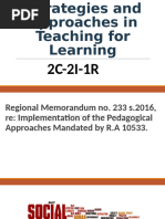 2C 2I 1R Pedagogical Approaches | PDF | Constructivism (Philosophy Of ...