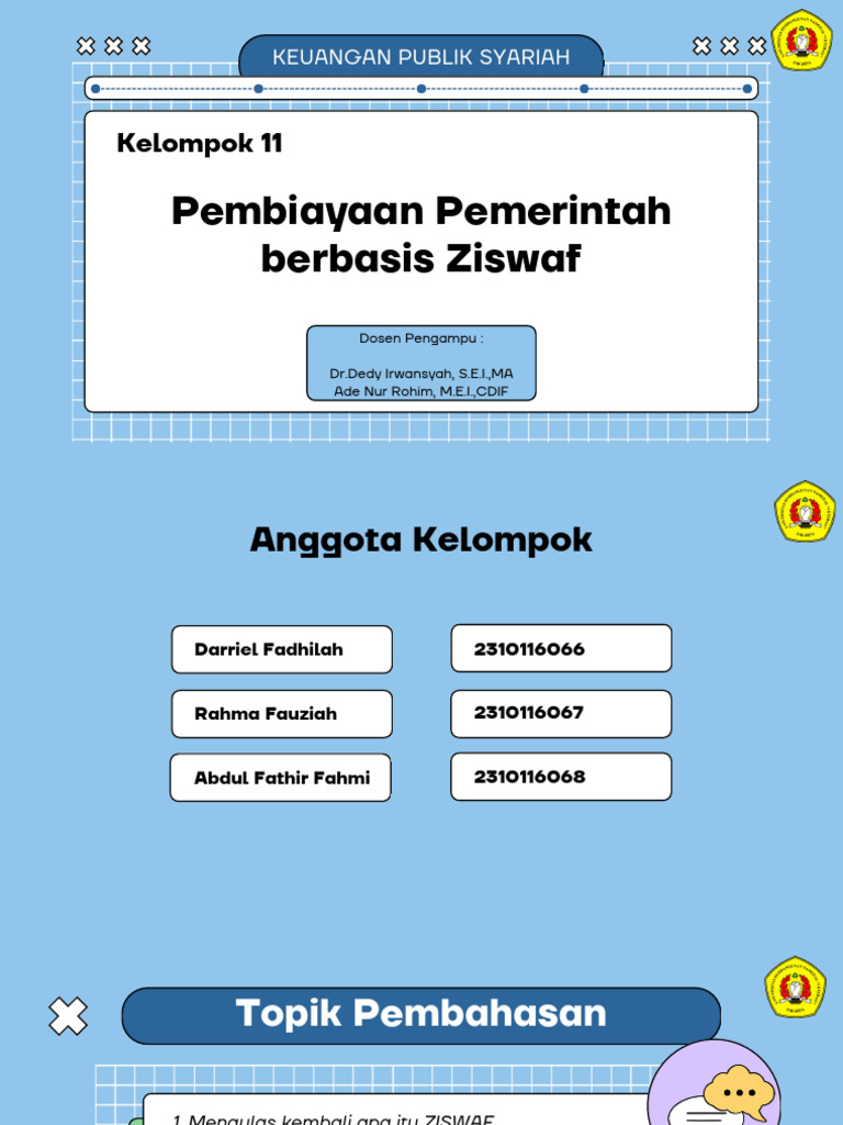 PowerPoint - Pembiayaan Pemerintah Berbasis ZISWAF | PDF