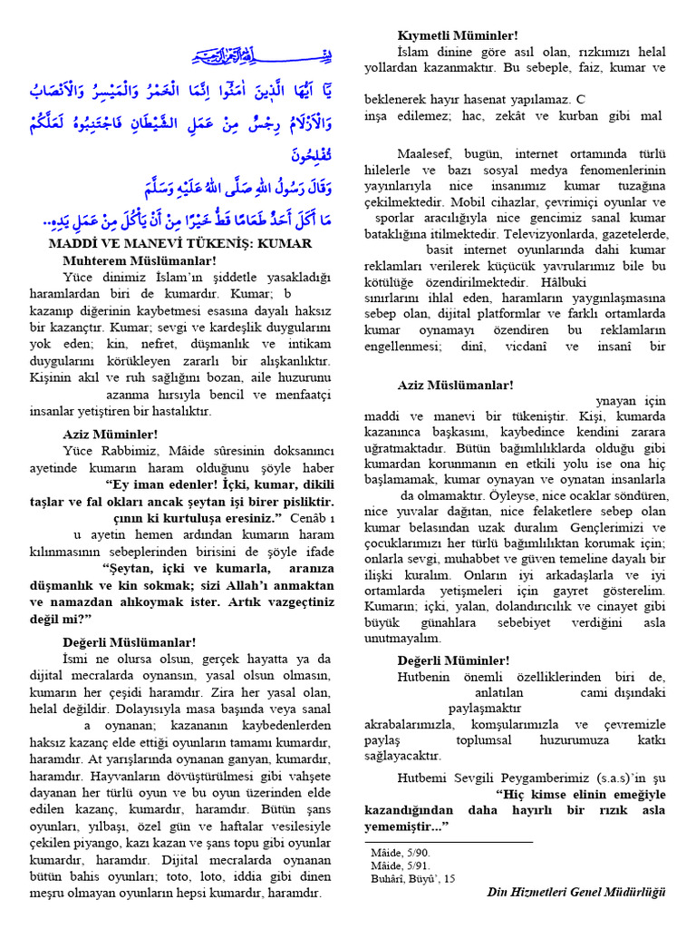 Maddi Ve Manevi Tukenis 2 | PDF