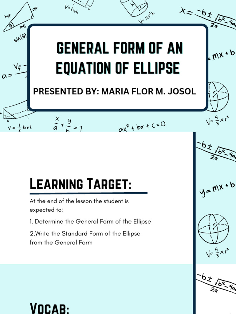 General Form To Standard Form | PDF