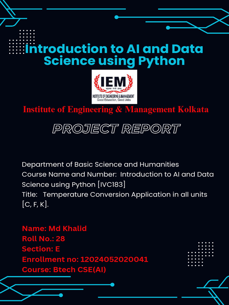 E 28 MDKHALID PYTHONPROJECT Compressed | PDF | Fahrenheit | International System Of Units