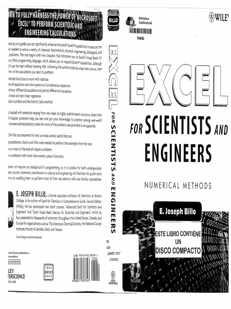 Excel For Scientifics and Engineers PDF Compress | PDF