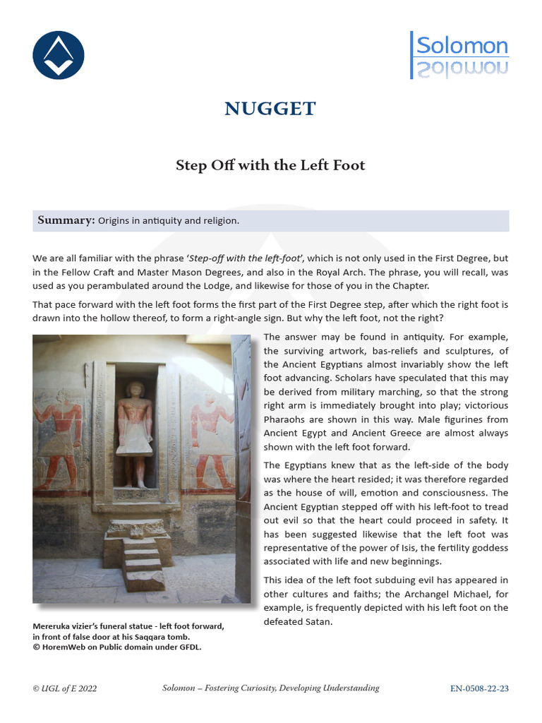 9.6 EN-0508-22-23 - Step Off With The Left Foot | PDF | Ancient Egypt ...