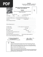 Mau TK01 To Khai Cap HCPT Trong Nư C TK01 M I | PDF