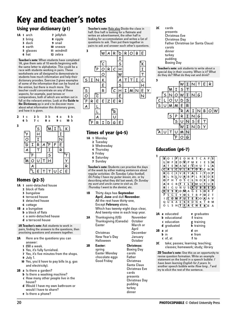 Dictionary Skills and Classroom Activities | PDF | Christmas | Teaspoon